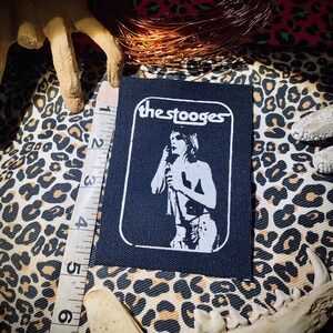 The Stooges Iggy Pop Sew on Punk Patch. for Crusty Battle Vests, Pants ...
