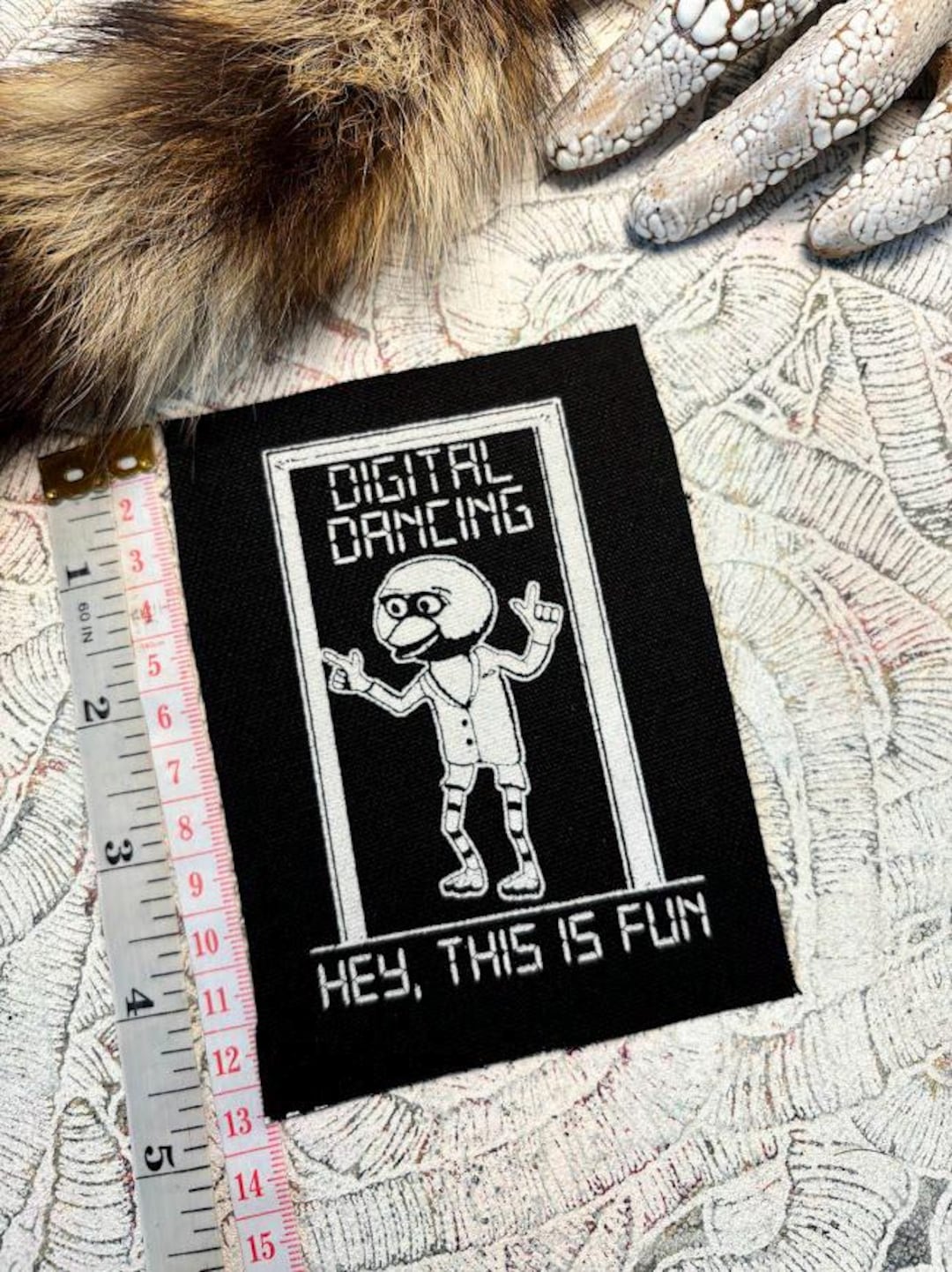 Digital Dancing, Hey This is Fun! Don't Hug Me I'm Scared Punk Patch - Etsy