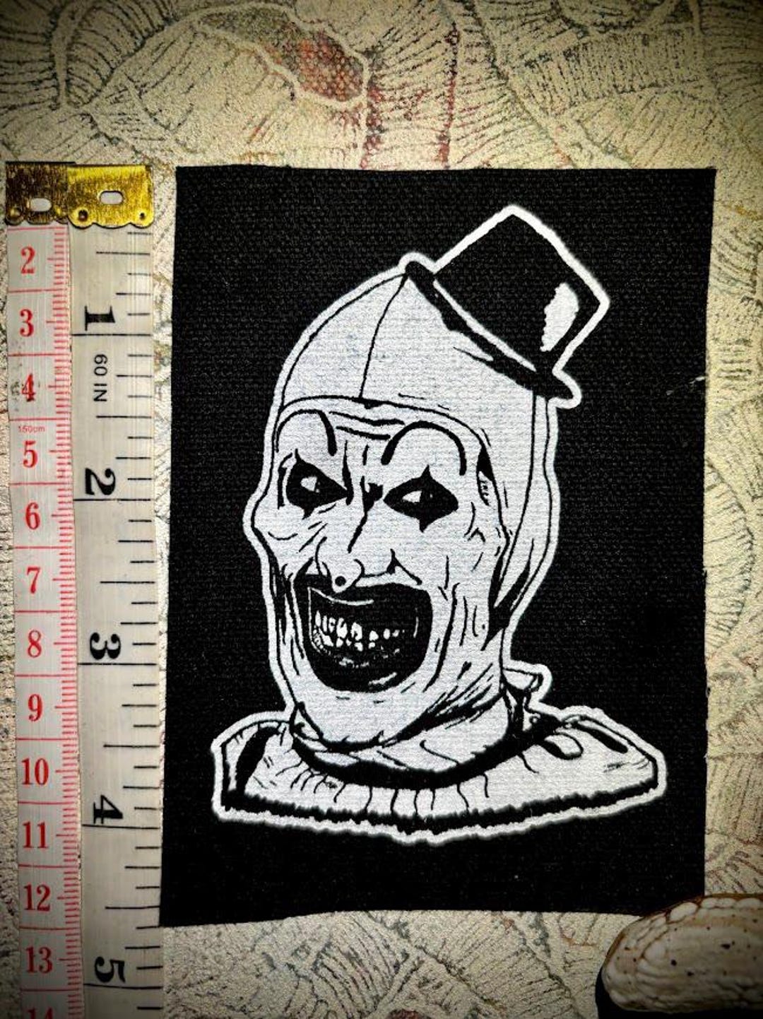 Art the Clown | Punk Patch | Terrifier | Horror Movie Clown | Cloth Patch | Halloween | Crust ...