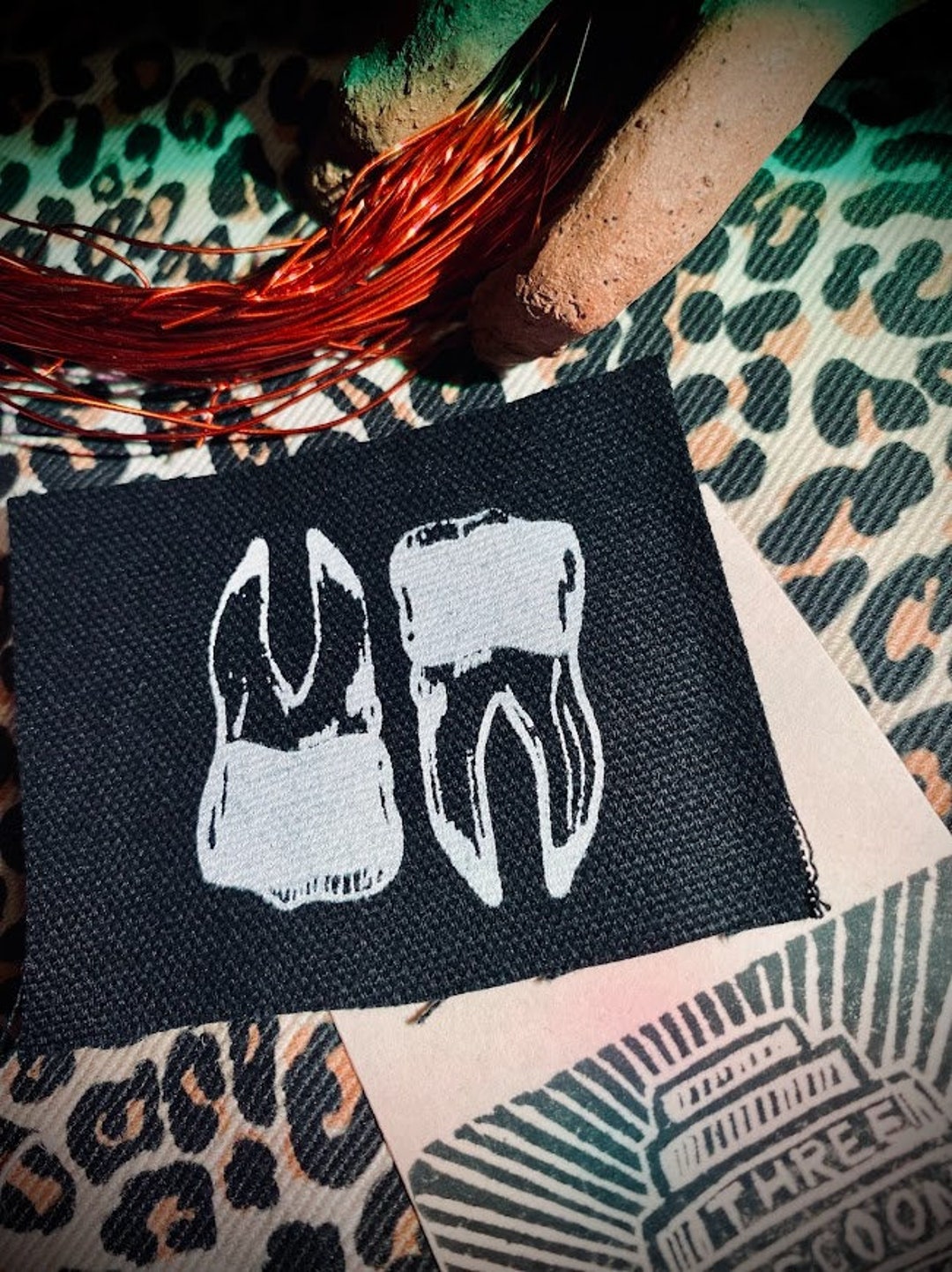 Two Teeth Mini Patch. Teef, Toof, Tooth, Whatever You Wanna Call Em ...