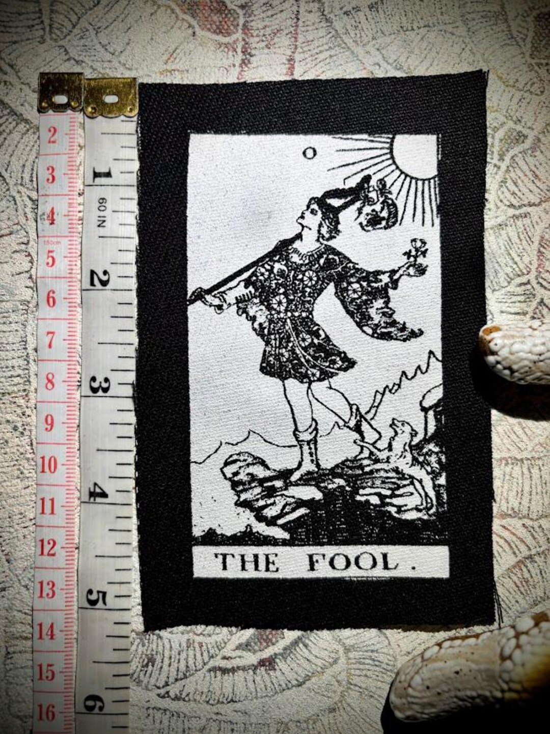 The Fool Tarot Card | Punk Patch | Occult Punk Battle Vests | Crusty ...