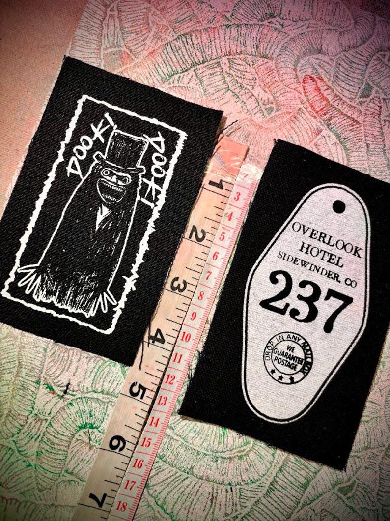 Horror Movie Sew on Punk and Goth Patches, Various Designs - Etsy