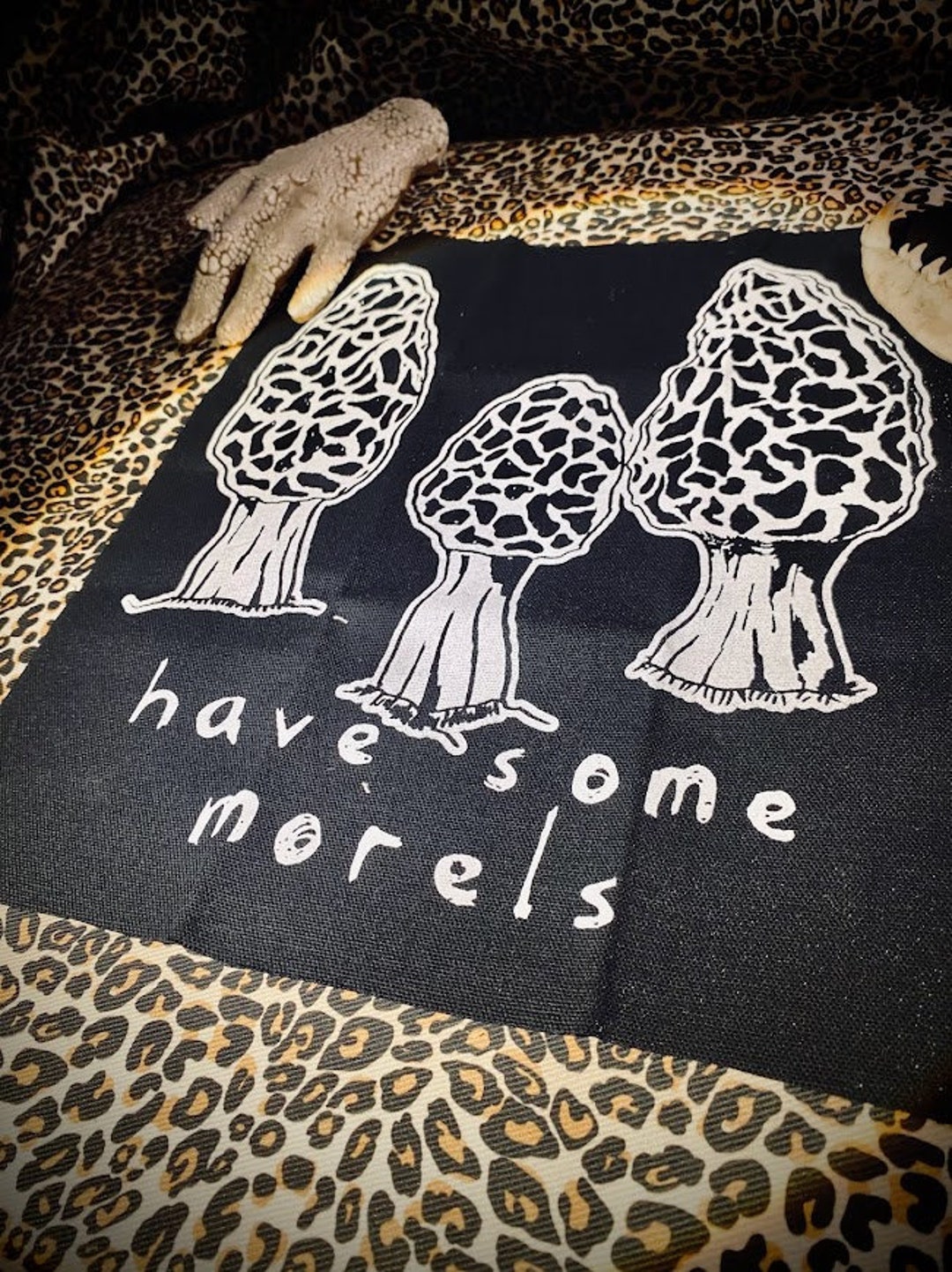 Have Some Morels. Large Back Patch Featuring Morel Mushrooms. Hand Made ...