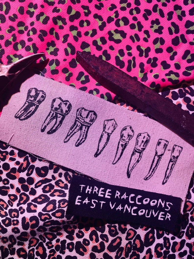 Tooth Sew on Patch. Medical Diagrams of Human Teeth. Two - Etsy