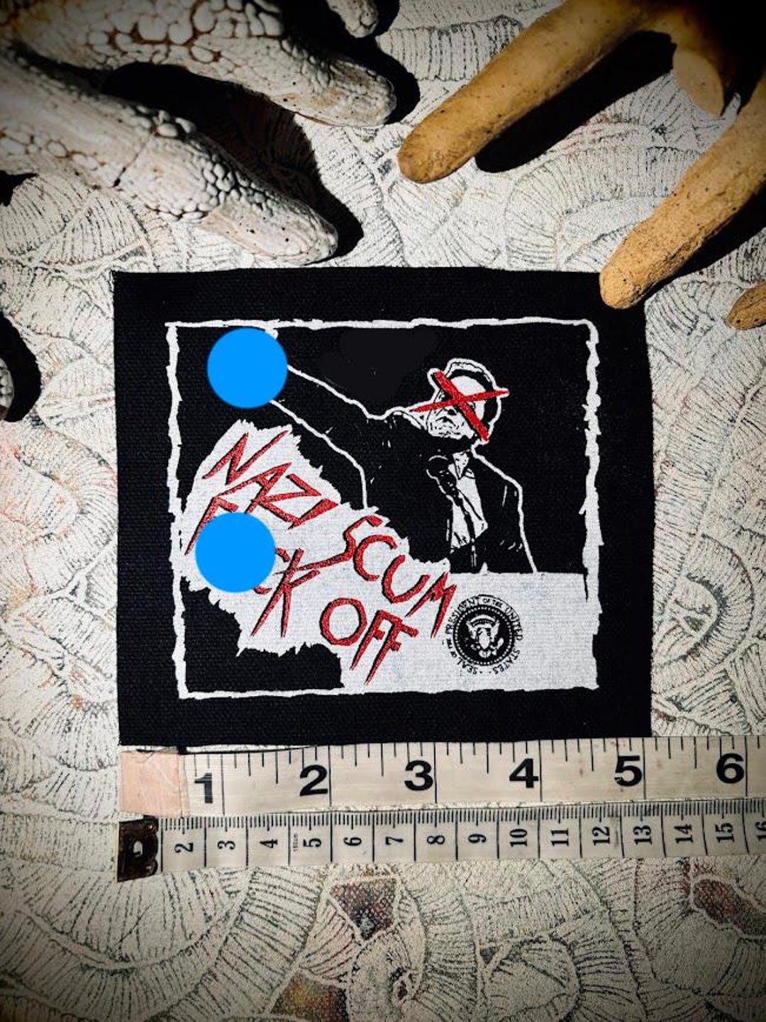 Elon Musk, F_uck off Naz1 Scum Sew on Antifascist Punk Path - Etsy