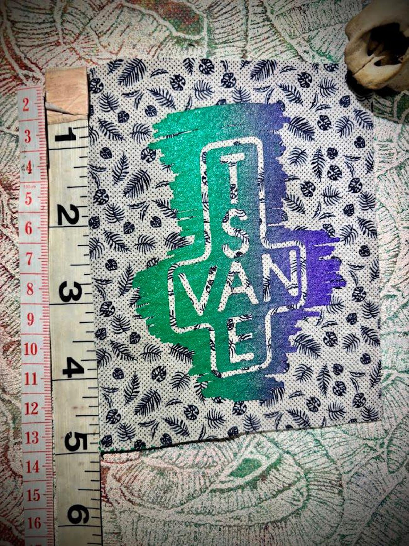 Inverted East Van Cross Sew on Punk Patch - Etsy Canada