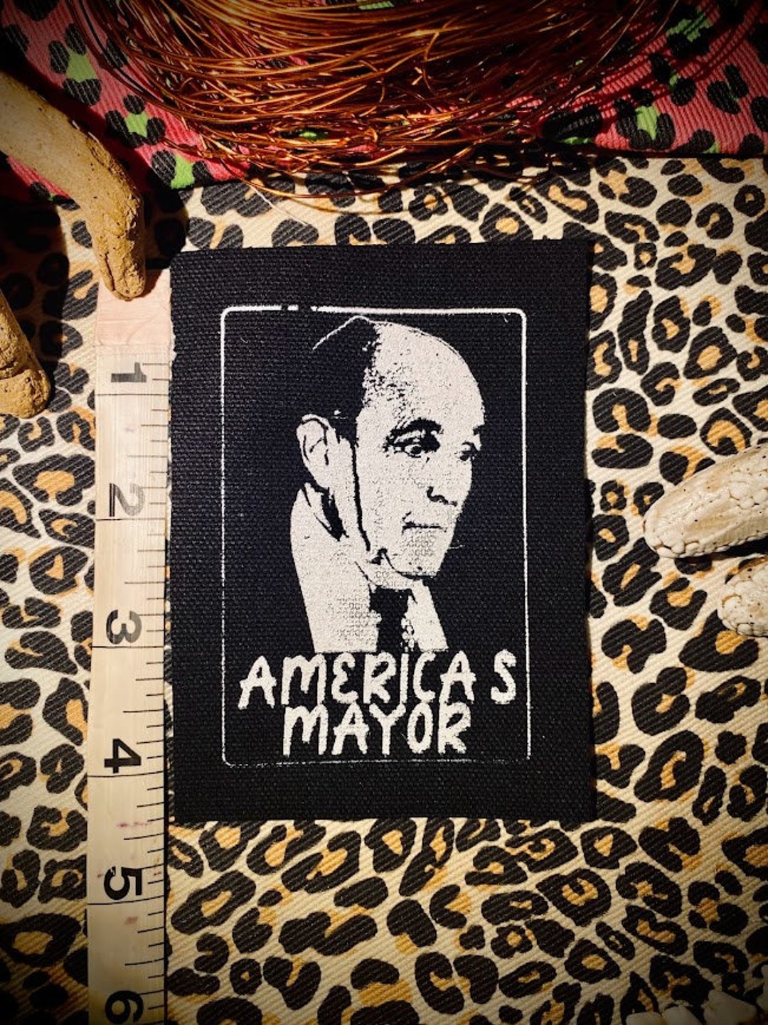 Melting Rudolph Giuliani "america's Mayor" Sew on Punk Patch - Etsy
