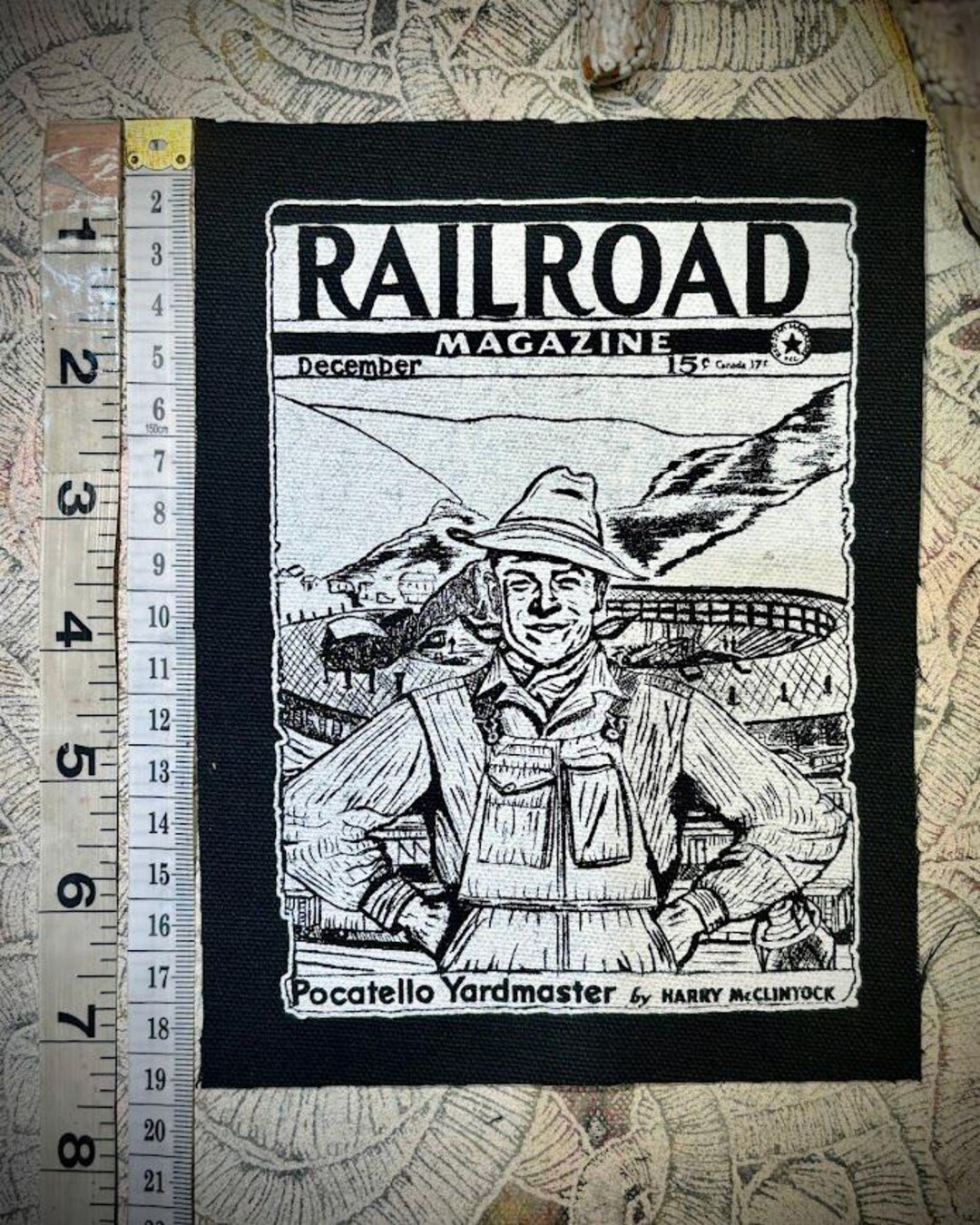 Railroad Magazine 1940 Sew on Punk Patch - Etsy