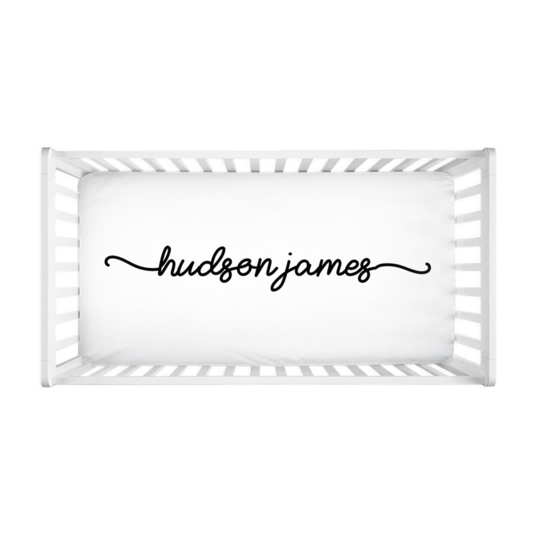 Personalized Fitted Baby Crib Sheet Etsy personalized-fitted-baby-crib-sheet-etsy