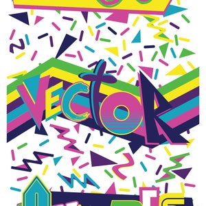 The 90s Vector Shapes | Vector Art | SVG | EPS | Retro | Abstract - Etsy