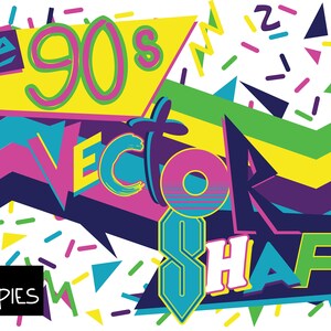 The 90s Vector Shapes Vector Art SVG EPS Retro Abstract - Etsy Canada