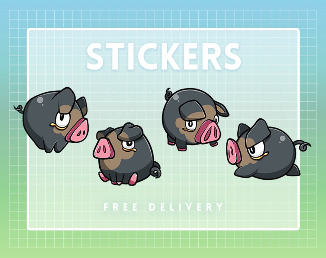 Chonk,stickers,fanart,cute,sticker - Etsy