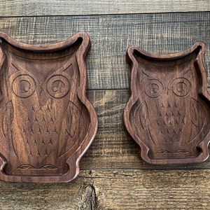 Owl Catch All Tray, Valet Tray, Ring Tray, 5th Anniversary Gift ...