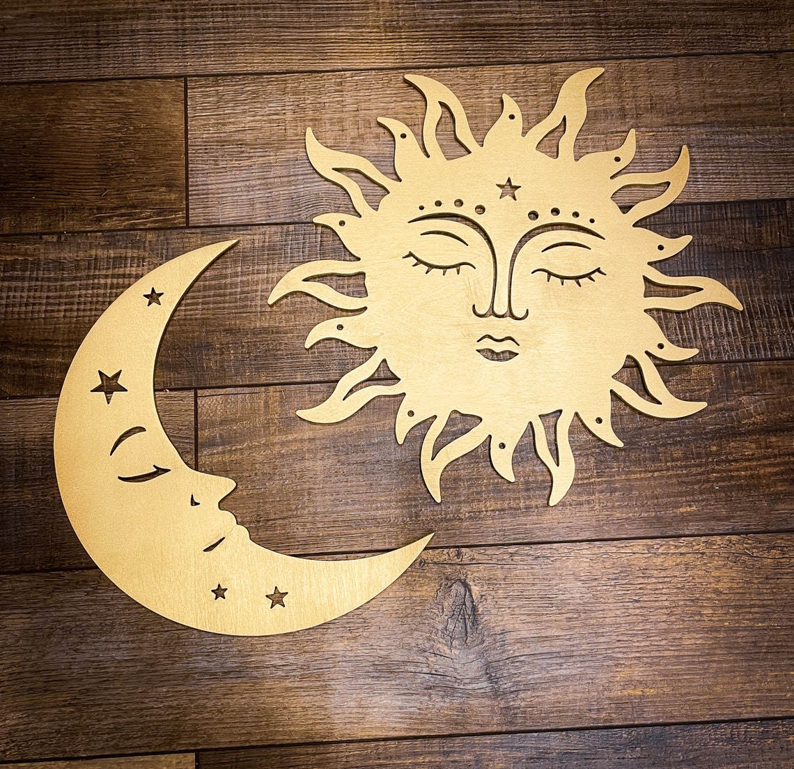 LIMITED 30% OFF Sun and Moon Combo Wall Hanging Sun and Moon - Etsy