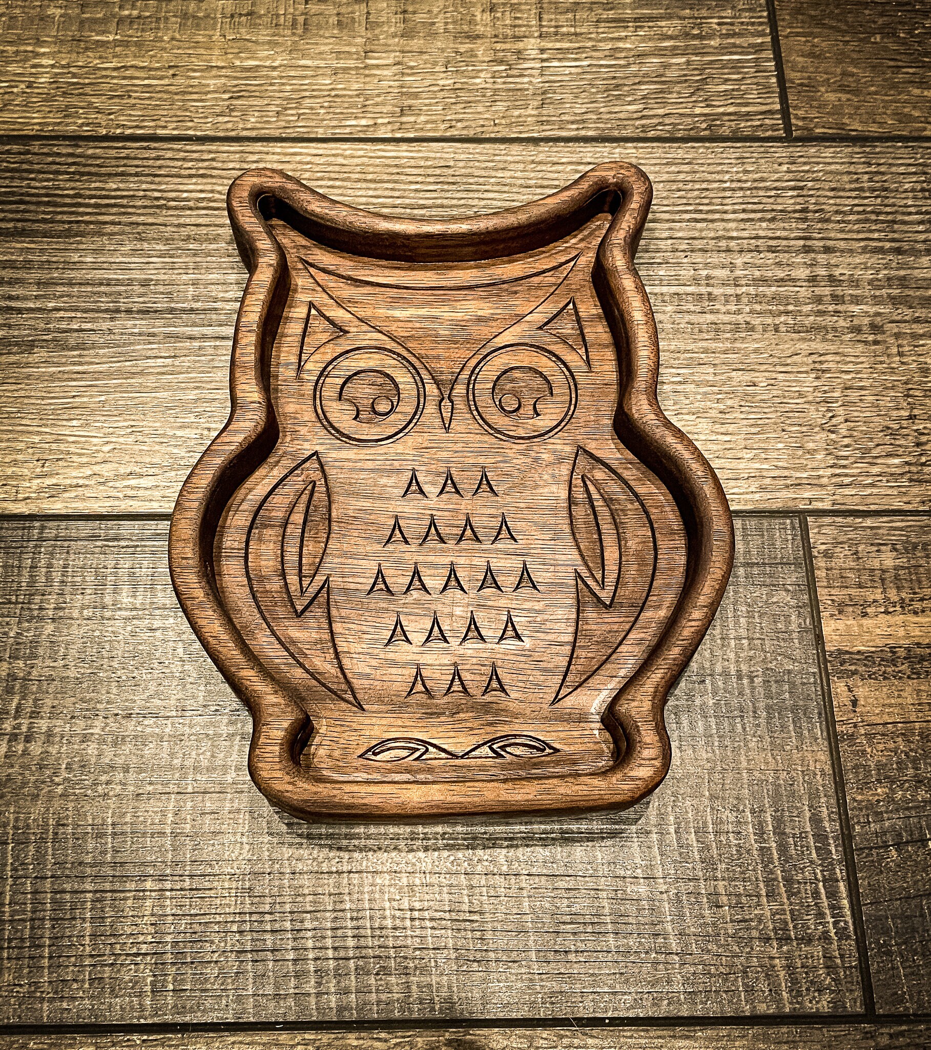 CNC Digital File - Owl Tray, Catch All Tray, Valet Tray, for Wood ...