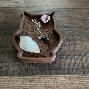 Owl Catch All Tray, Valet Tray, Ring Tray, 5th Anniversary Gift ...