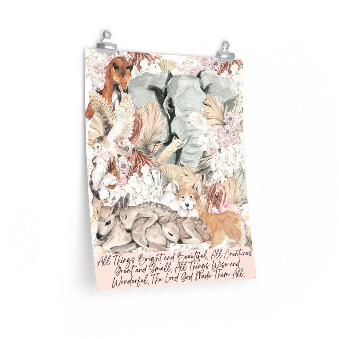 All Creatures Great and Small Poster - Etsy