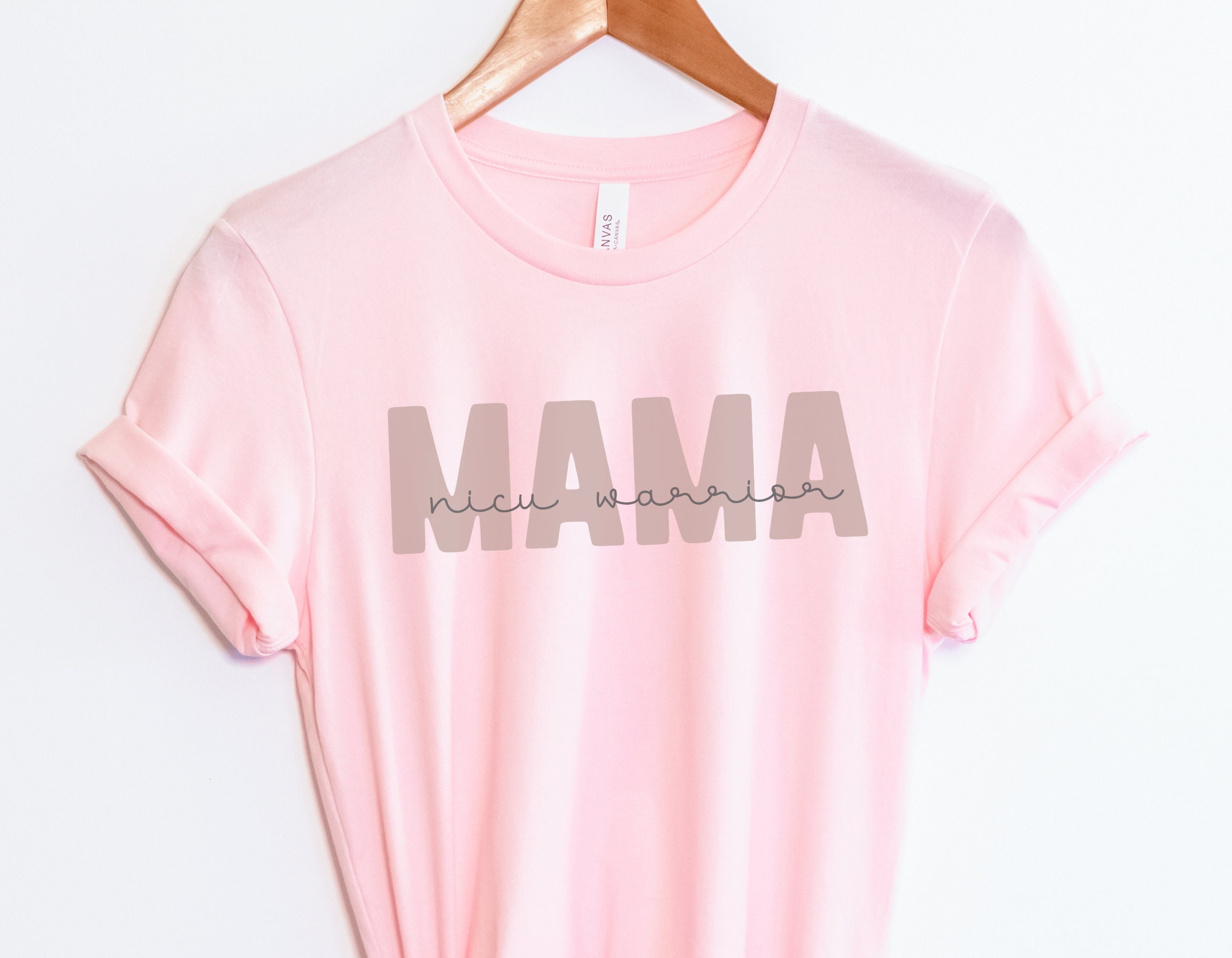 Preemie Baby Gift NICU Warrior Mama and Baby T-shirt & - Etsy