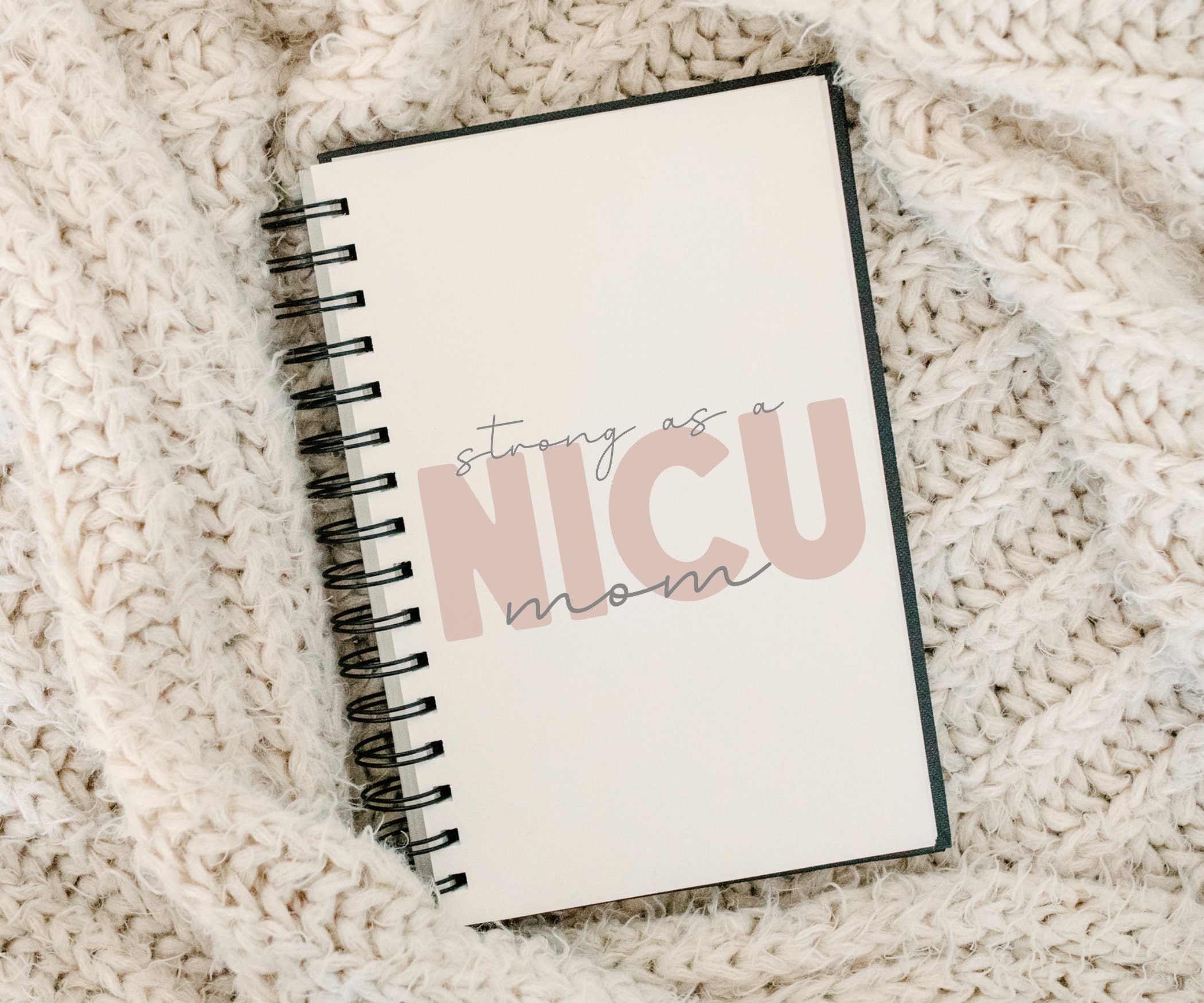 Strong as a NICU Mom Notebook Journal Gift for NICU Baby Mom - Etsy
