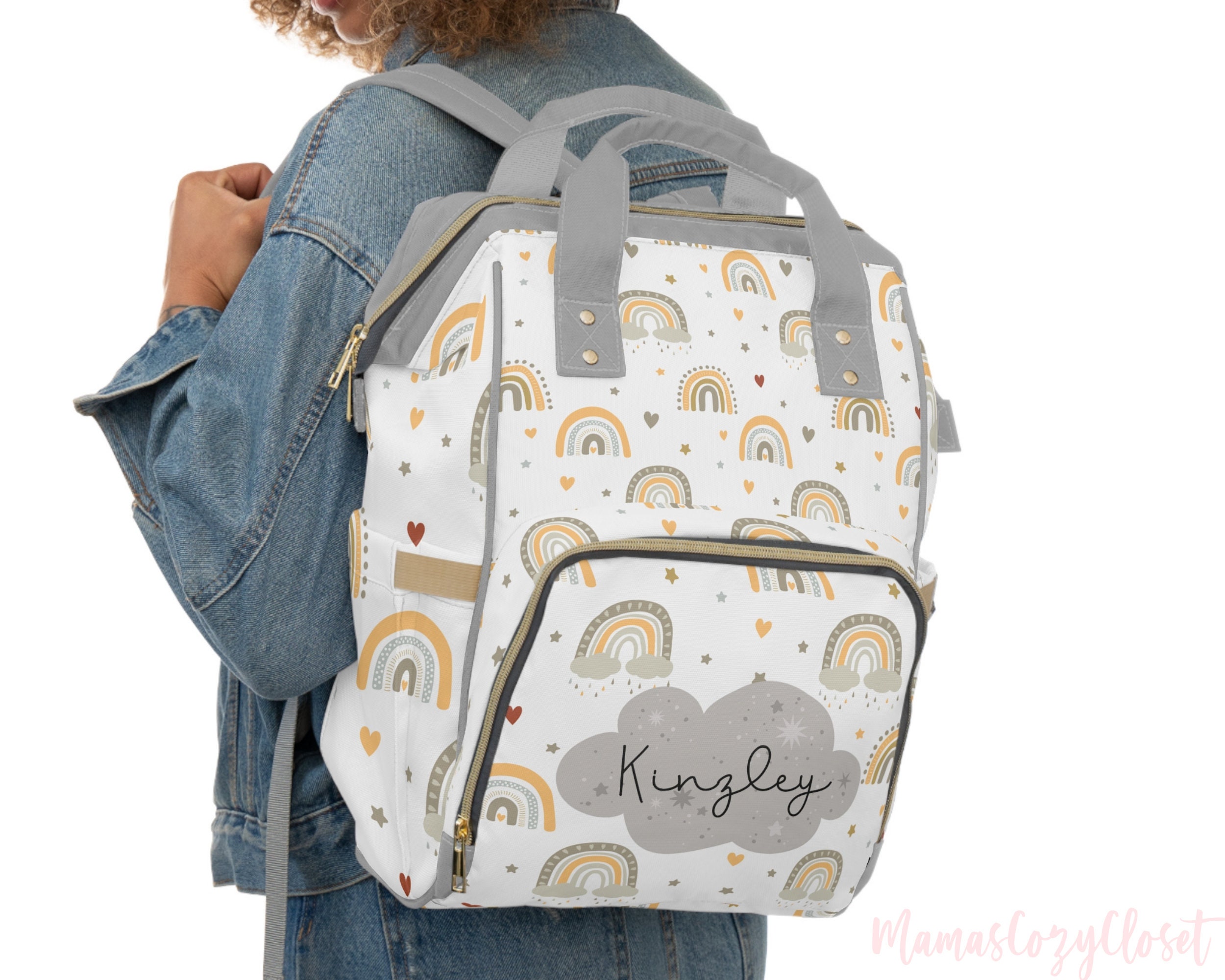 Personalized Diaper Backpack, Diaper Bag With Baby's Name, Custom ...