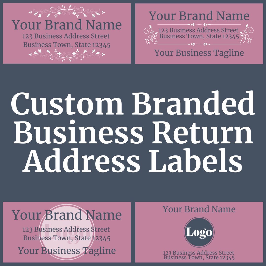 Custom Branded Return Address Label Designs | Personalized Marketing ...