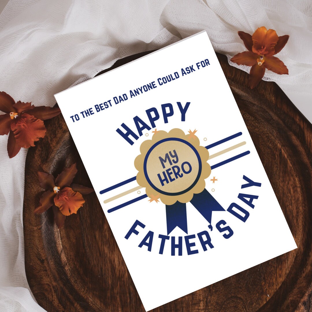 Father's Day Card Printable Instant Download - Etsy