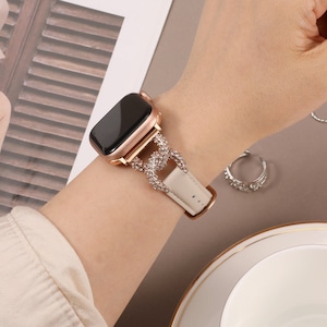 Leather Band Apple Watch Bands Women 38/40/41/42/44/45/49mm Ultra ...