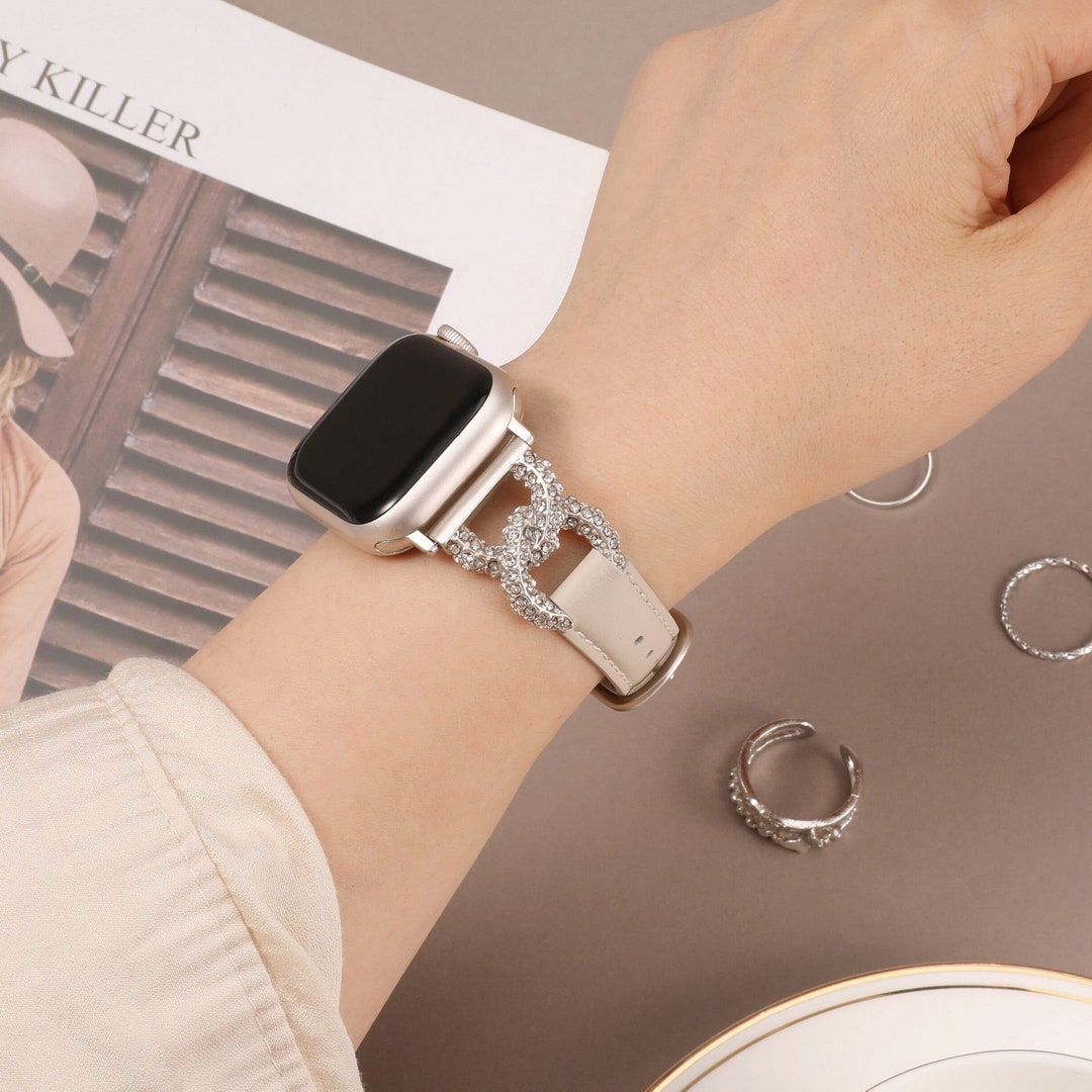 Leather Band Apple Watch Bands Women 38/40/41/42/44/45/49mm Ultra ...