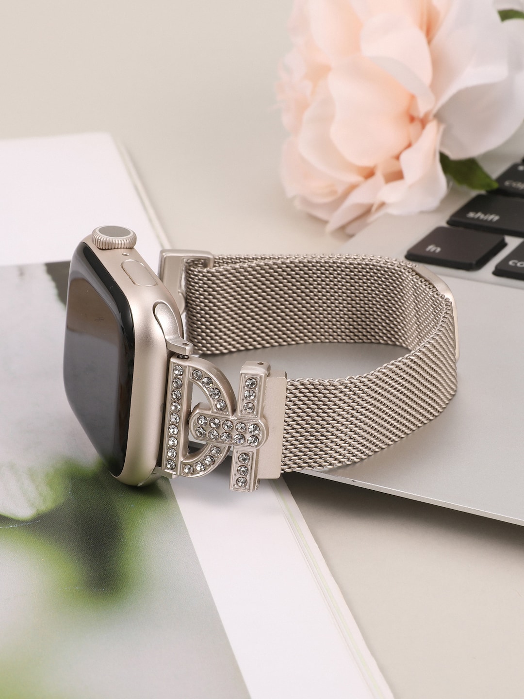 Metal Magnetic Bands for Apple Watch Band 38/40/41/42/44/45/49mm Women ...