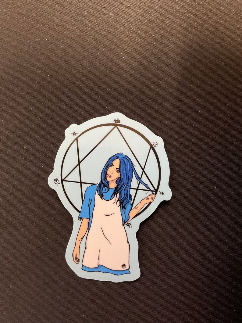 Alison Wonderland Sticker (LIGHT BLU) - Etsy