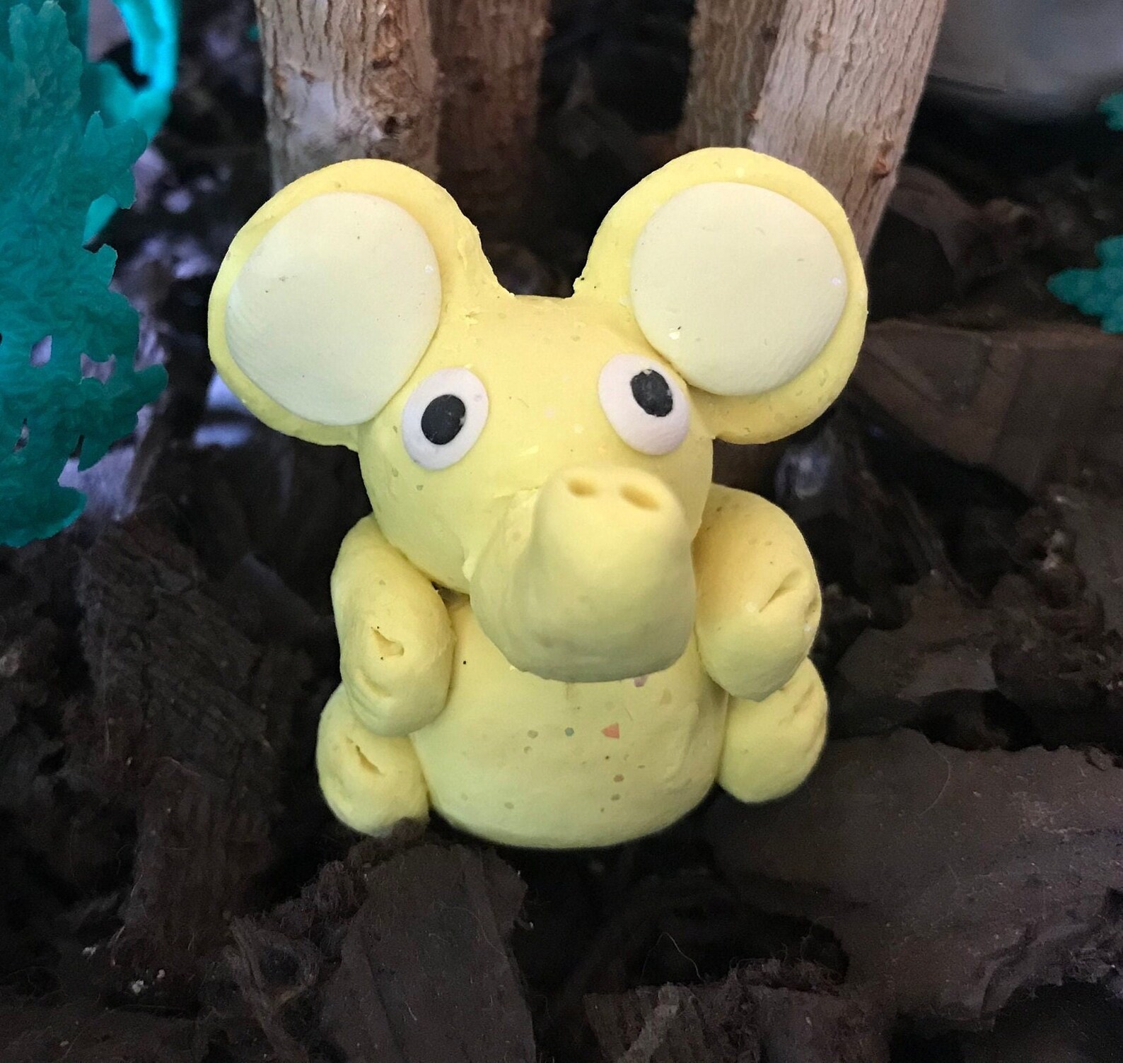 Polymer Clay Elephant Elephant Clay Animal Clay Elephant - Etsy