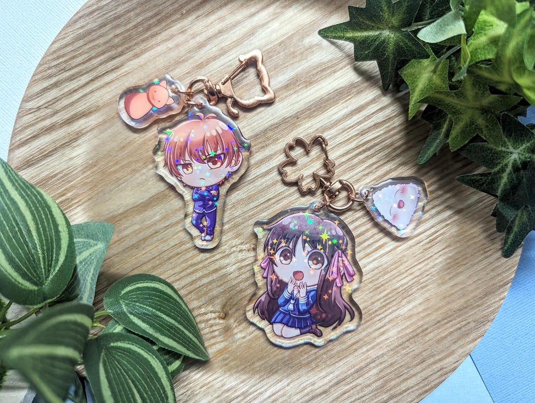 Anime Keychains | Epoxy Acrylic Charms - Etsy