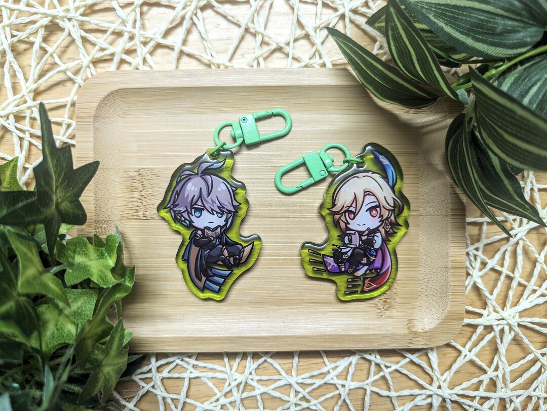Genshin Sumeru Character Keychains | Dendro, Electro| Epoxy Acrylic ...