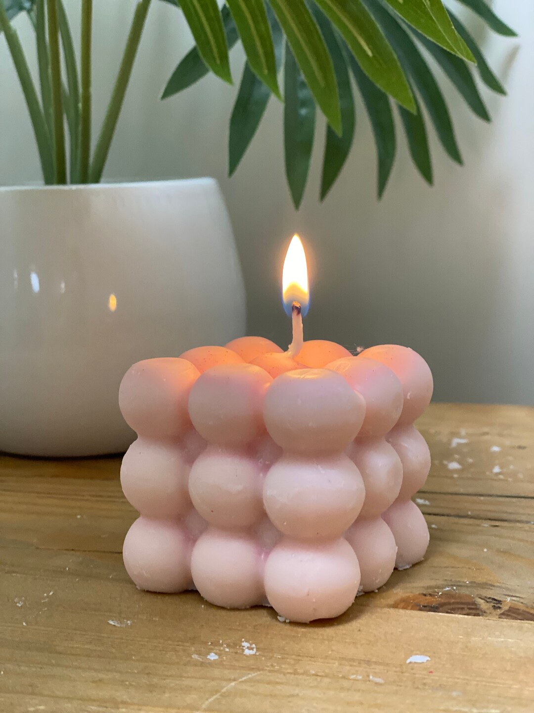 Pink Bubble Candles - Etsy