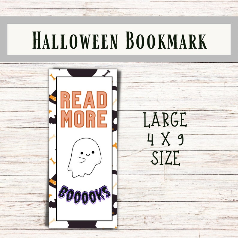 Halloween Bookmark Printable Bundle | Reading Accessories for Kids ...