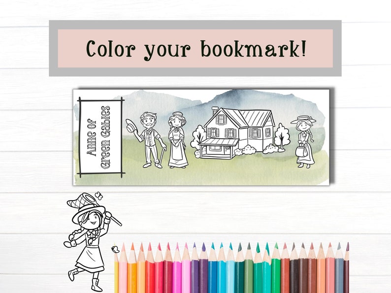 Anne of Green Gables Bookmark Set - 5 Bookmarks With Quotes | Printable ...