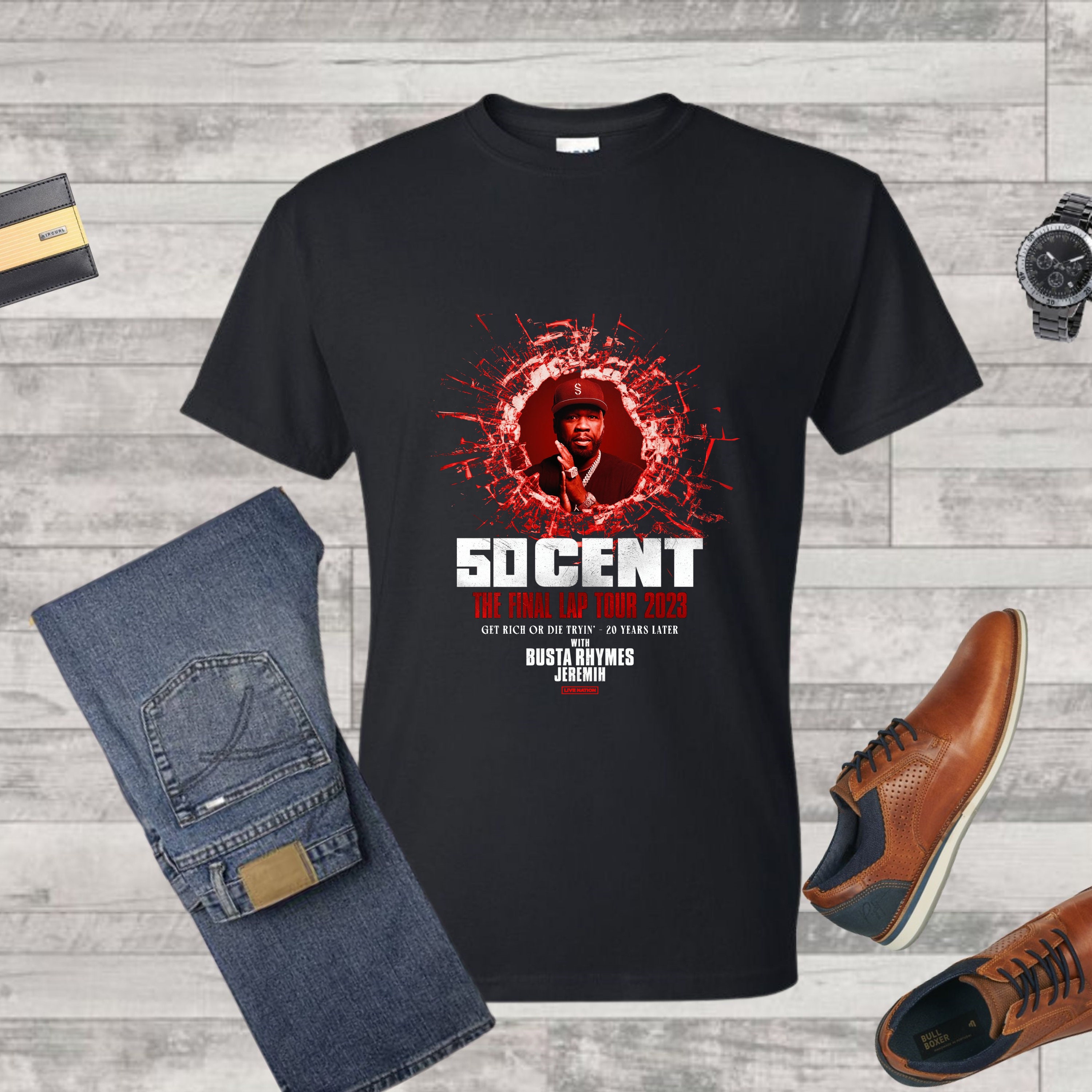 50 Cent The Final Lap Tour 2023 T-shirt, 50 Cent Merch, The Final Lap ...