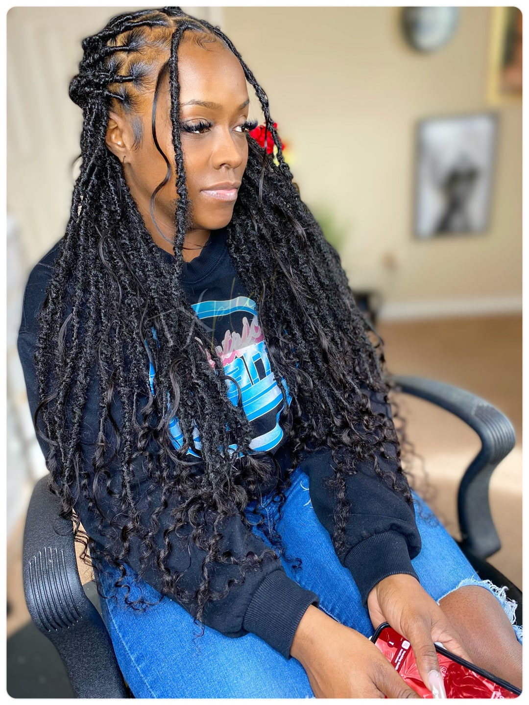 Bohemian Locs HUMAN HAIR CURLS 20 Locs per Bundle - Etsy