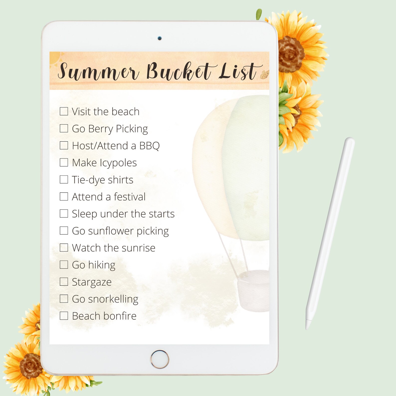 Printable Bucket List Bundle | Summer Bucket List | Winter Bucket List ...