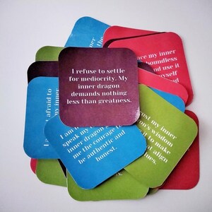 Inner Dragon Affirmation Cards Printable Digital Download - Etsy