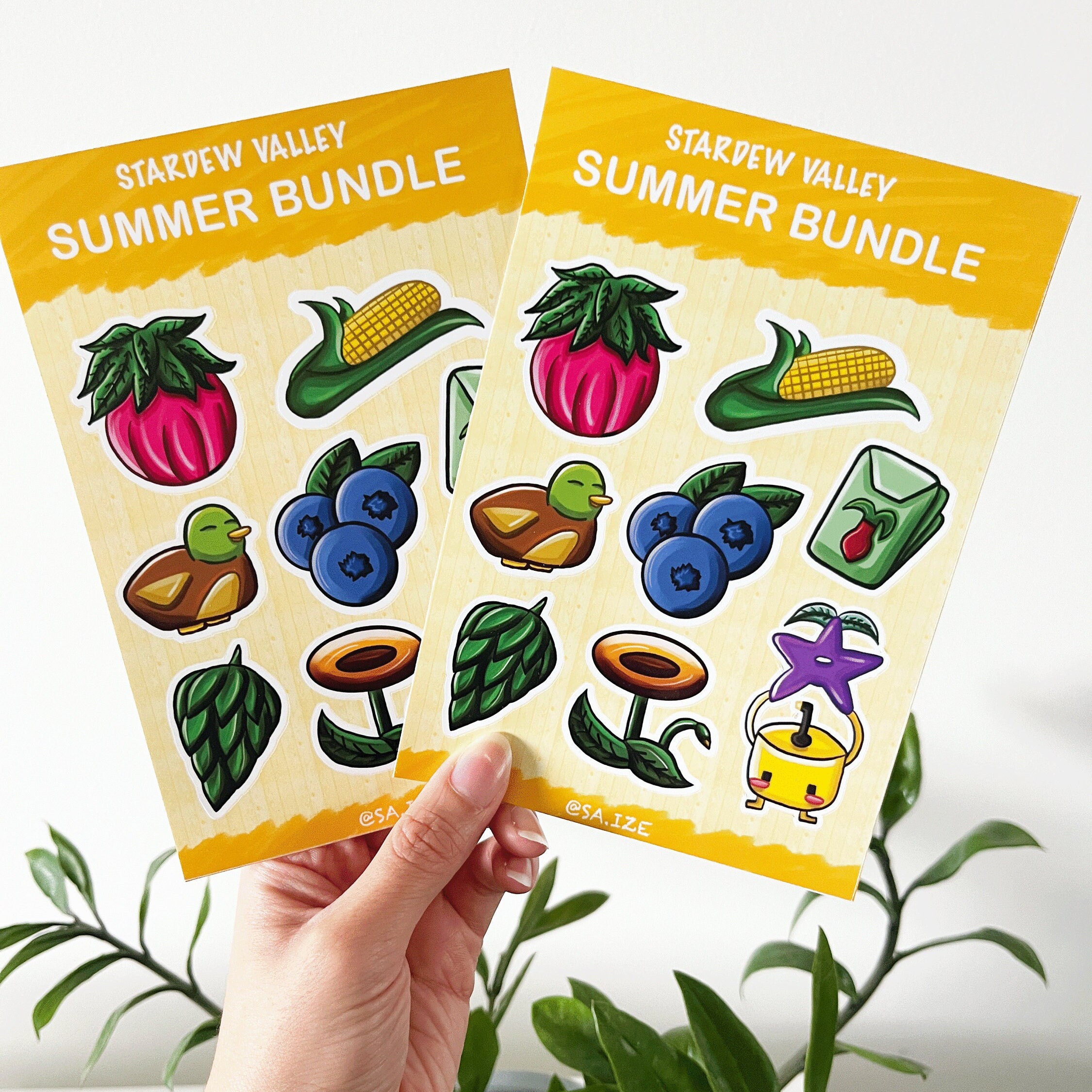 Stardew Valley Sticker Sheets (all Seasons) - Etsy