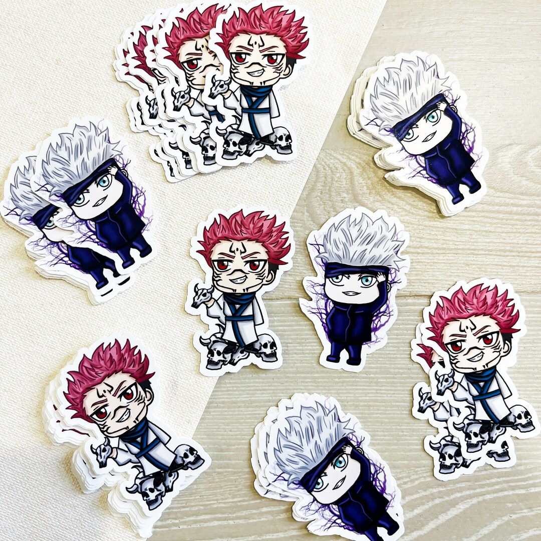 Gojo & Sukuna Sticker Set (2) - Etsy