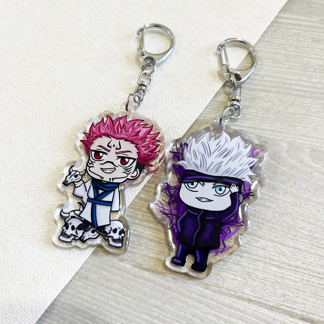 Jujutsu Kaisen Gojo & Sukuna Charms/keychains - Etsy Australia