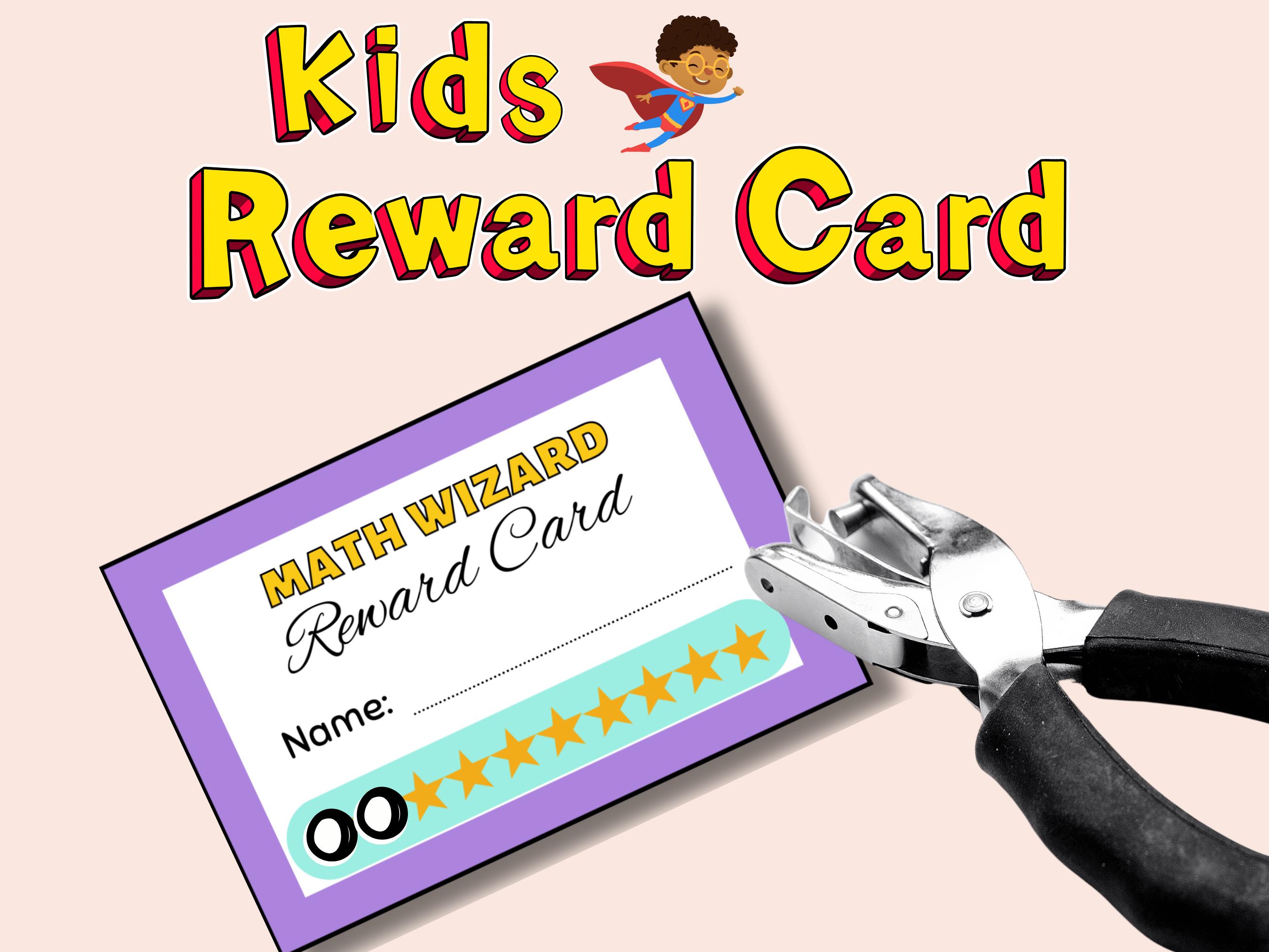 Good Behavior Reward Card | Printable Punch Card for Kids | Positive ...