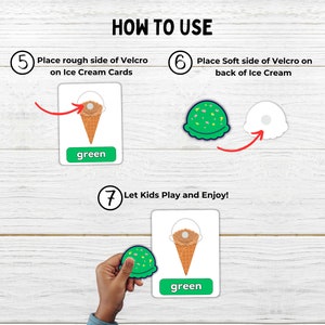 Printable Toddler Color Matching Activities Ice Cream Color Sorting ...