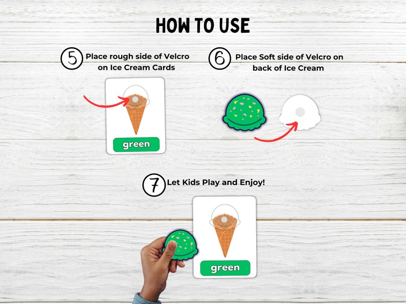 Printable Toddler Color Matching Activities Ice Cream Color Sorting ...