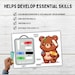 Teddy Bear Bandage Color Matching First Aid Pretend Play Doctor Kit ...