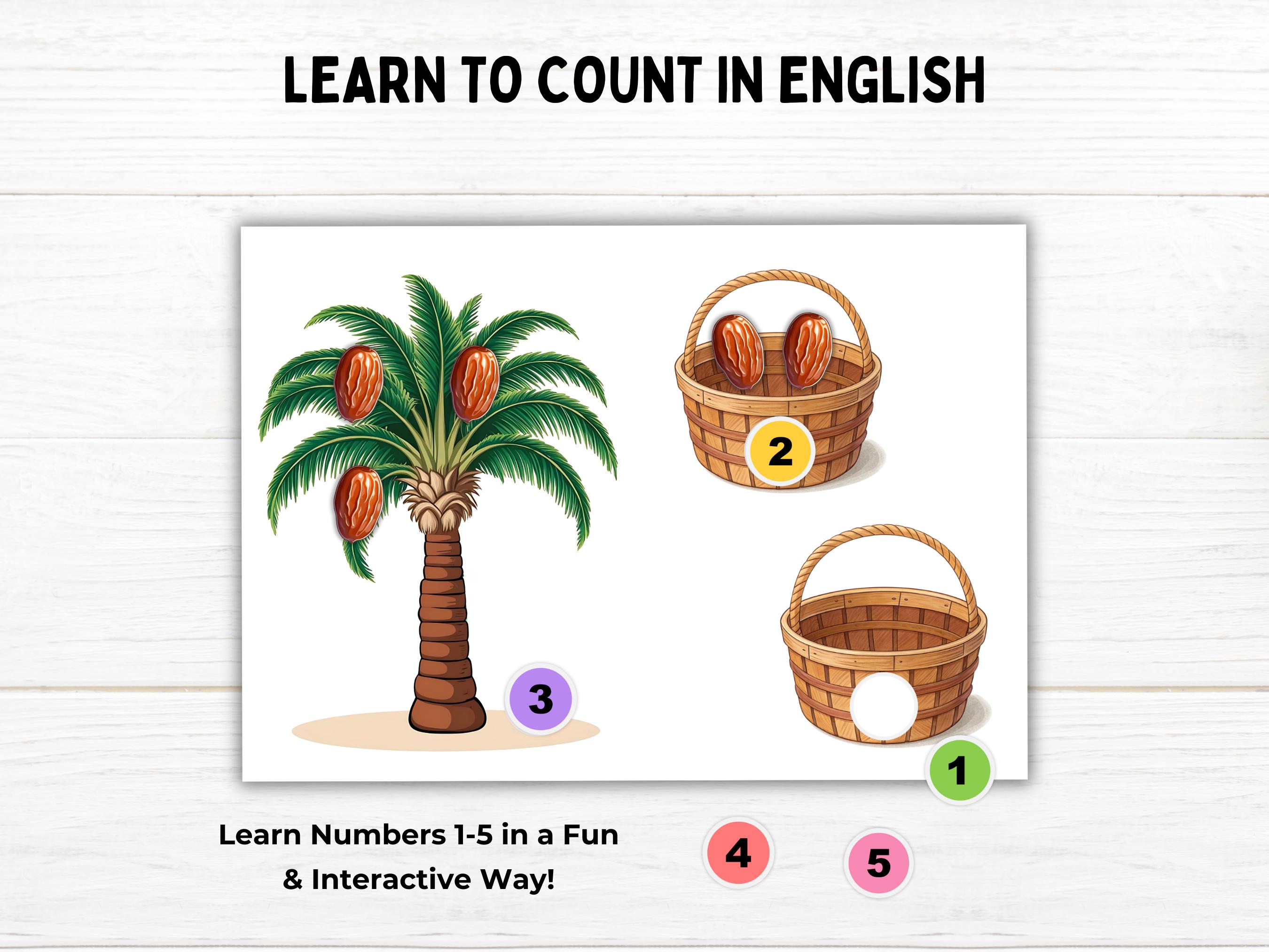 Ramadan Busy Book Arabic Numbers Activity Page Islamic Learning ...