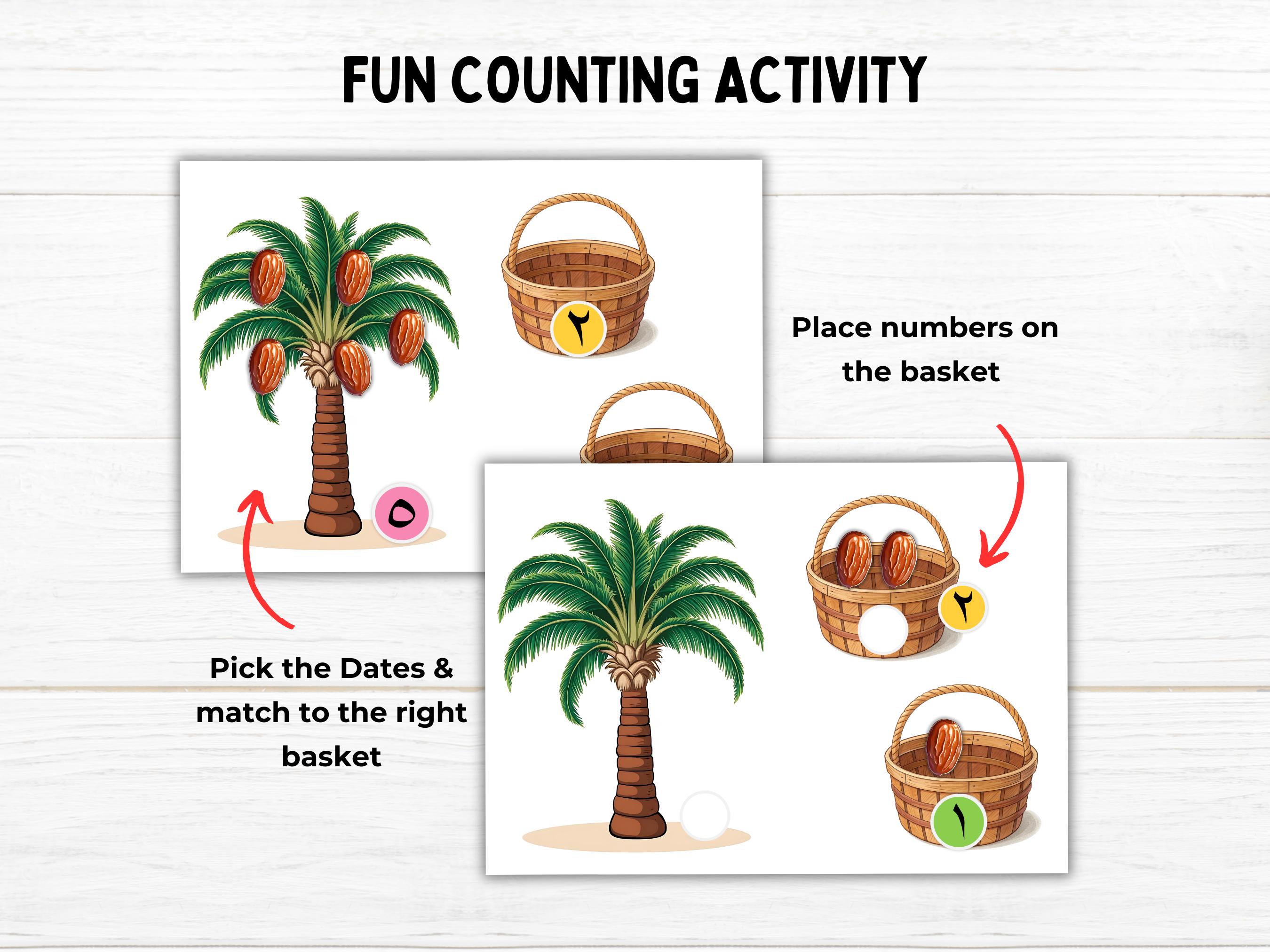 Ramadan Busy Book Arabic Numbers Activity Page Islamic Learning ...