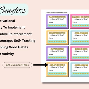 Good Behavior Reward Card | Printable Punch Card for Kids | Positive ...